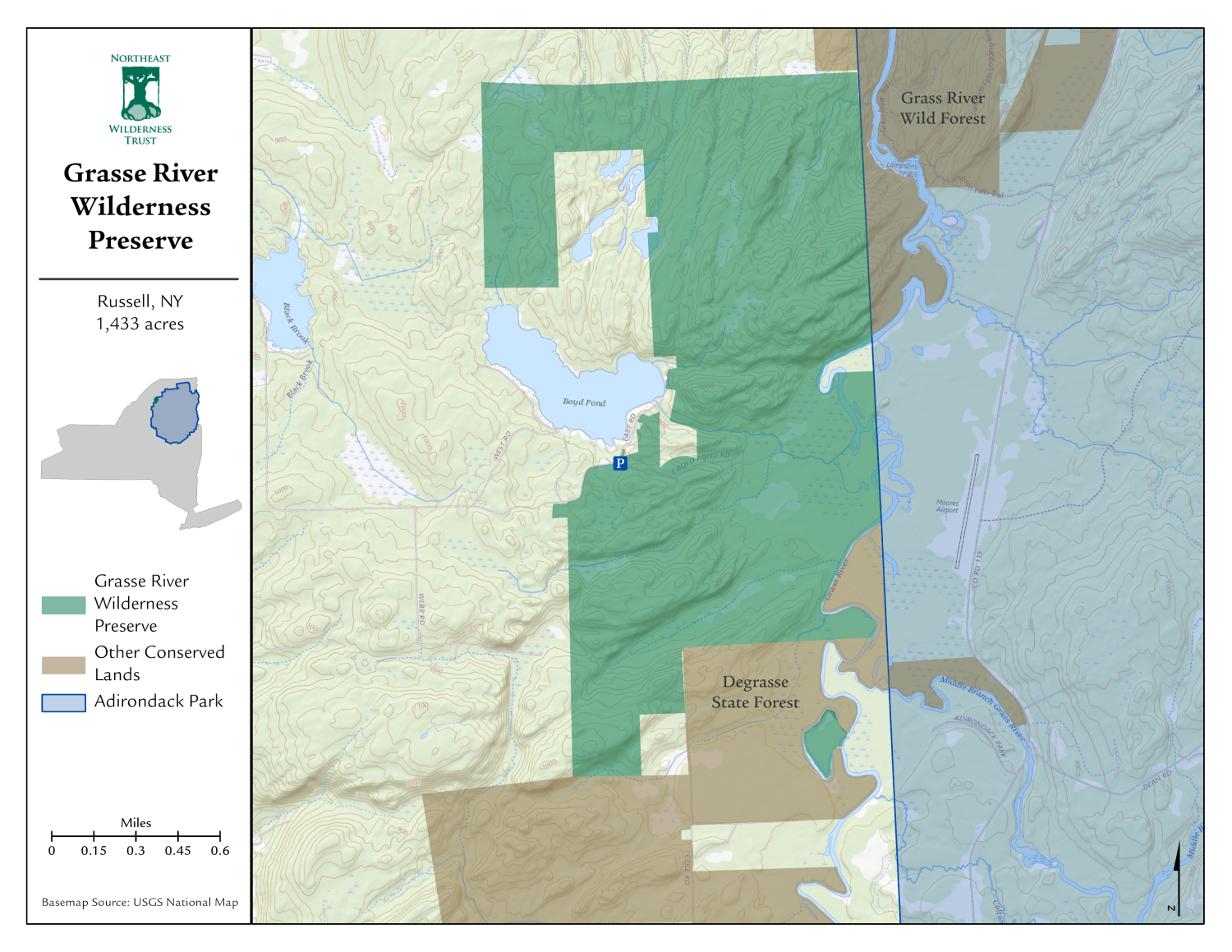 Grasse River Wilderness Preserve - Northeast Wilderness Trust